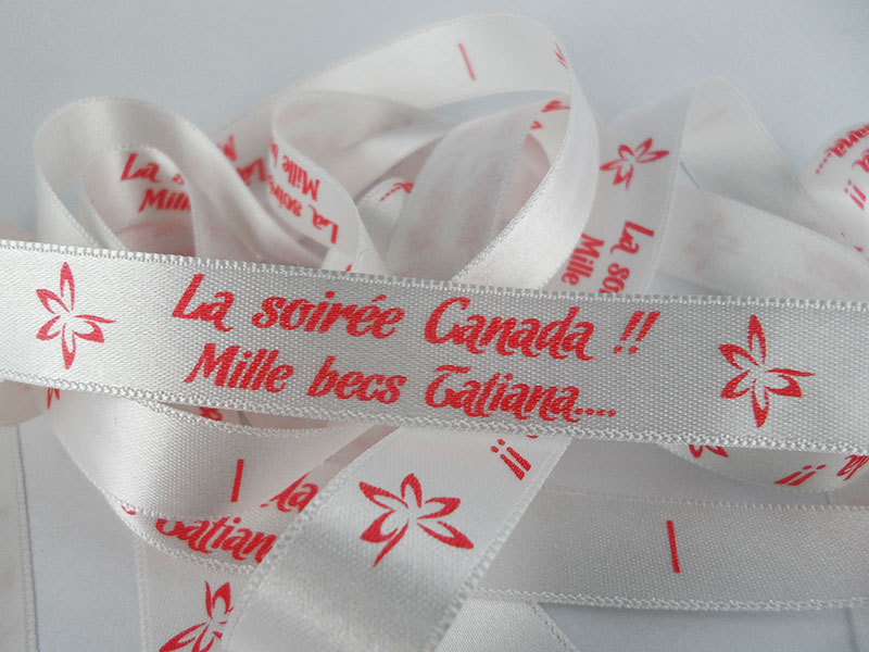 Une décoration parfaite avec des rubans en satin